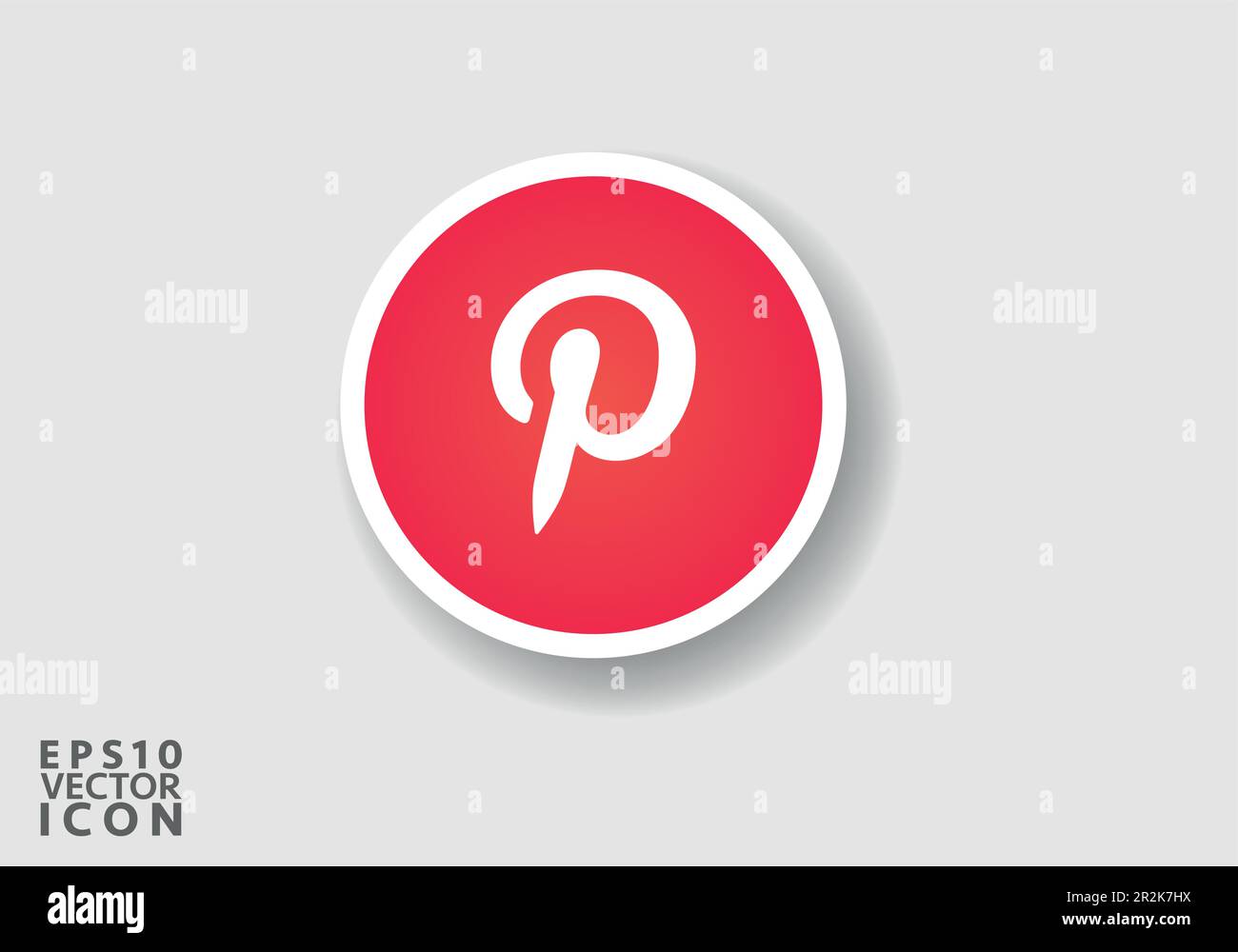 Pinterest logo vector is a stylized representation of the logo for the ...