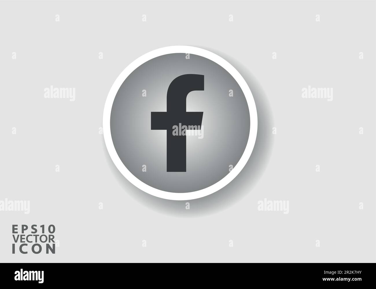 Facebook Logo Gray