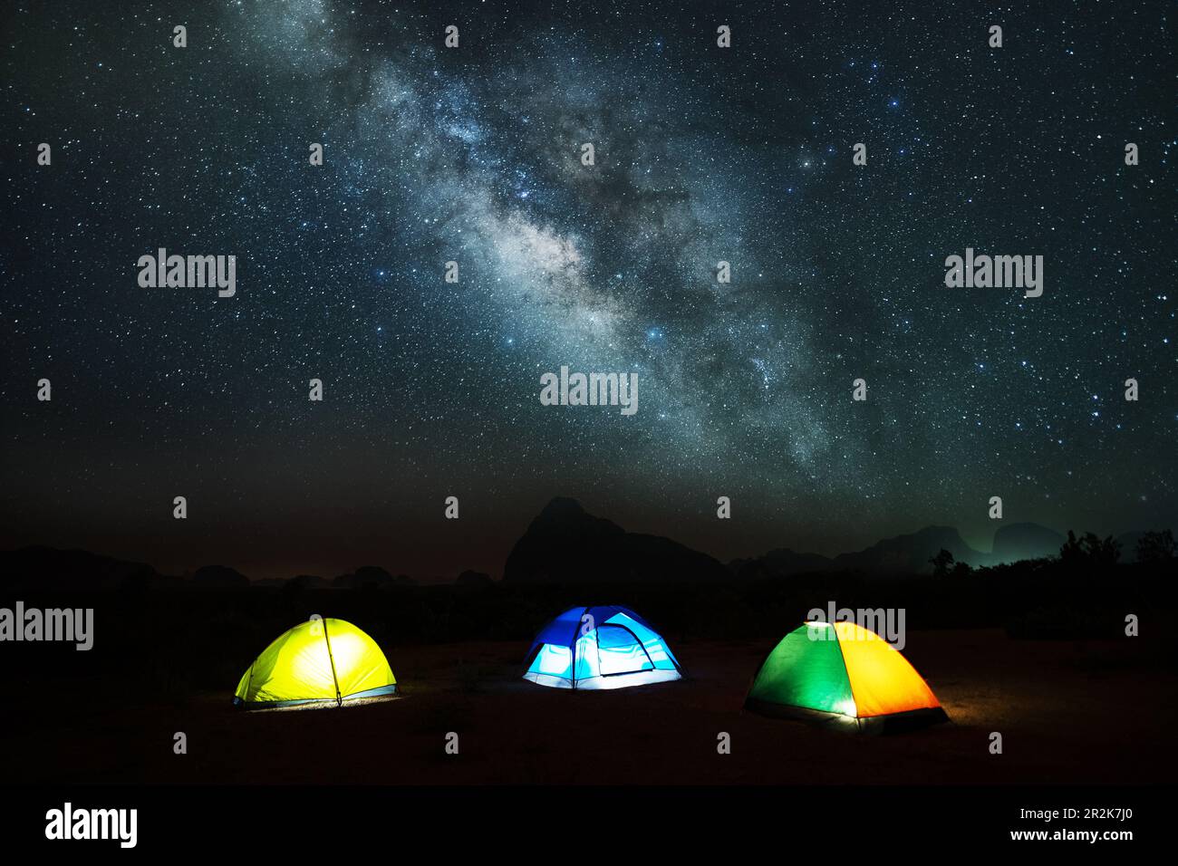 Space camping on alien hi-res stock photography and images - Alamy