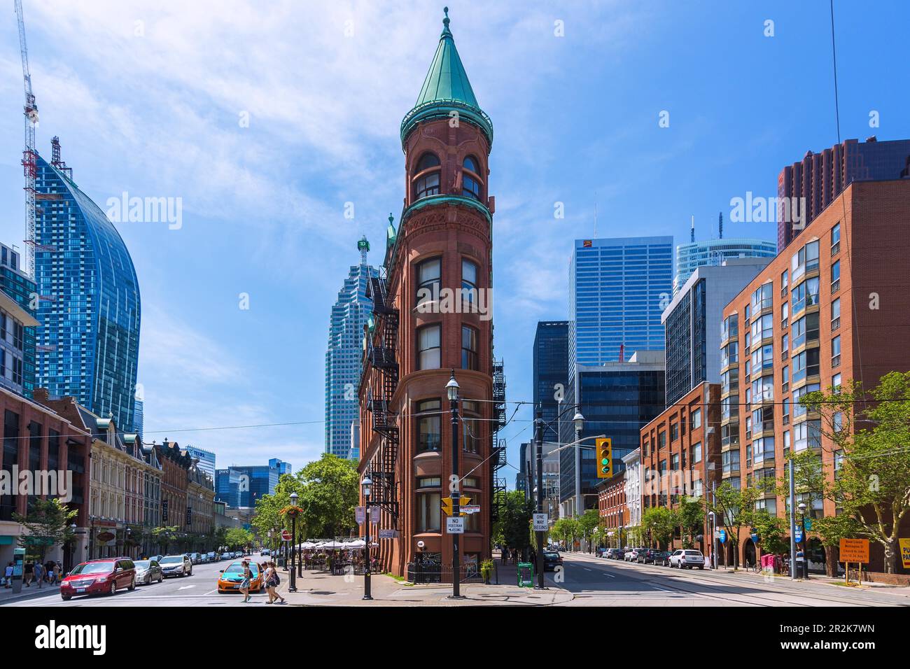 Toronto, Gooderham Building, Flat Iron Building Stock Photo - Alamy