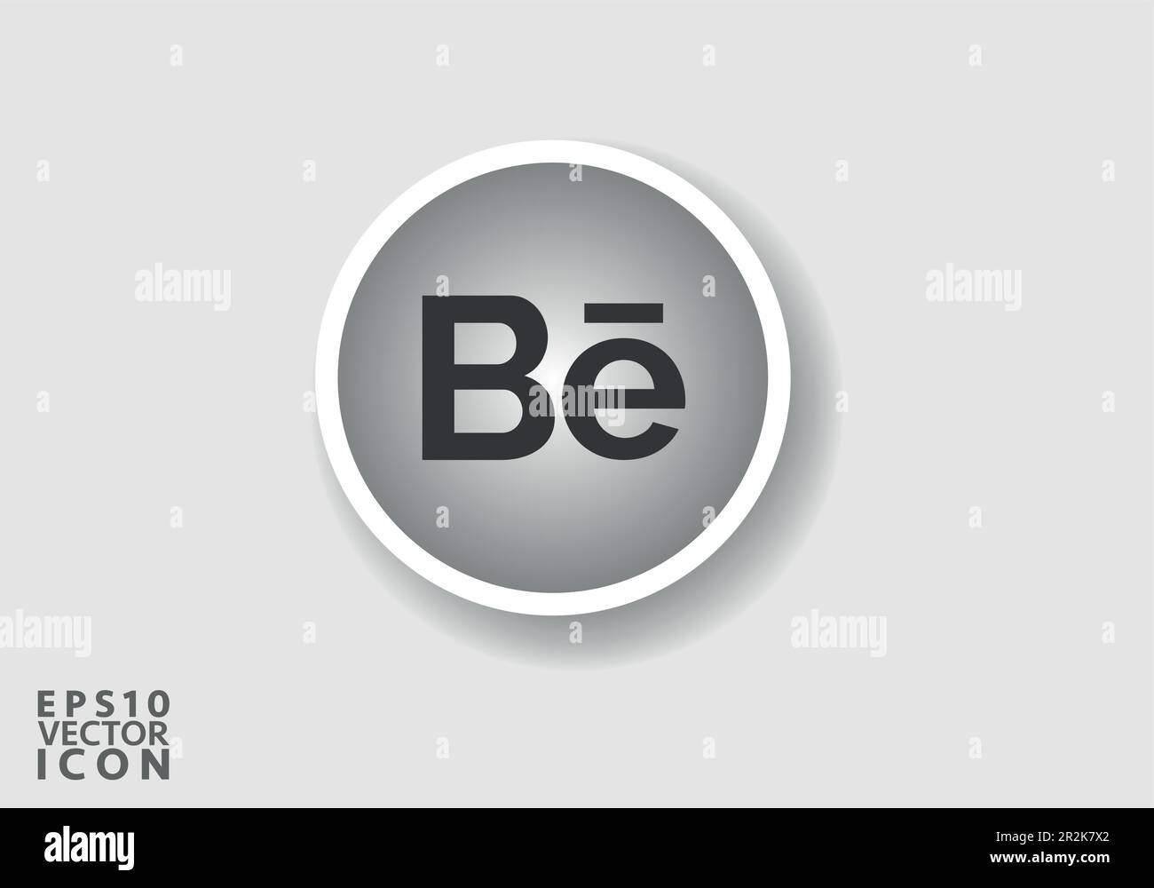 Behance logo vector is a stylized representation of the logo for the ...