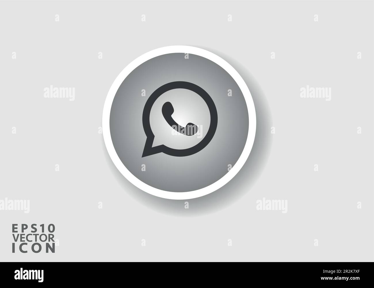 Whatsapp logo vector is a stylized representation of the logo for the ...
