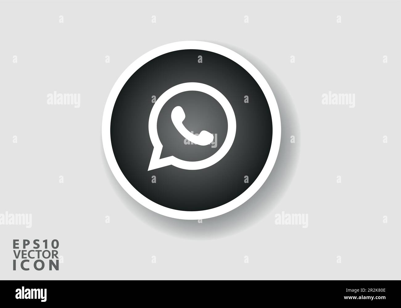 Whatsapp logo vector is a stylized representation of the logo for the ...