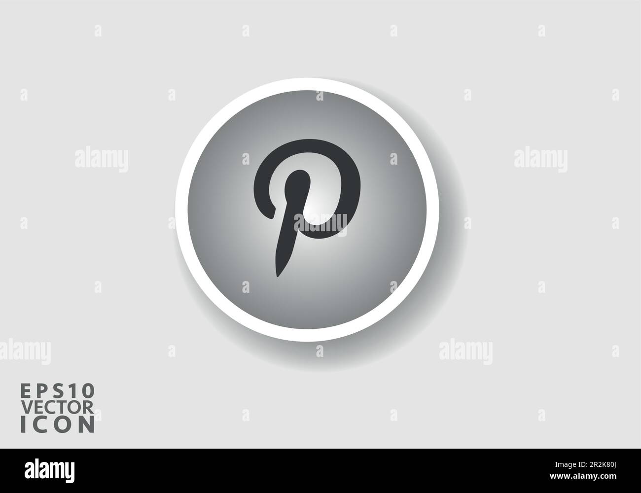 Pinterest logo vector is a stylized representation of the logo for the ...