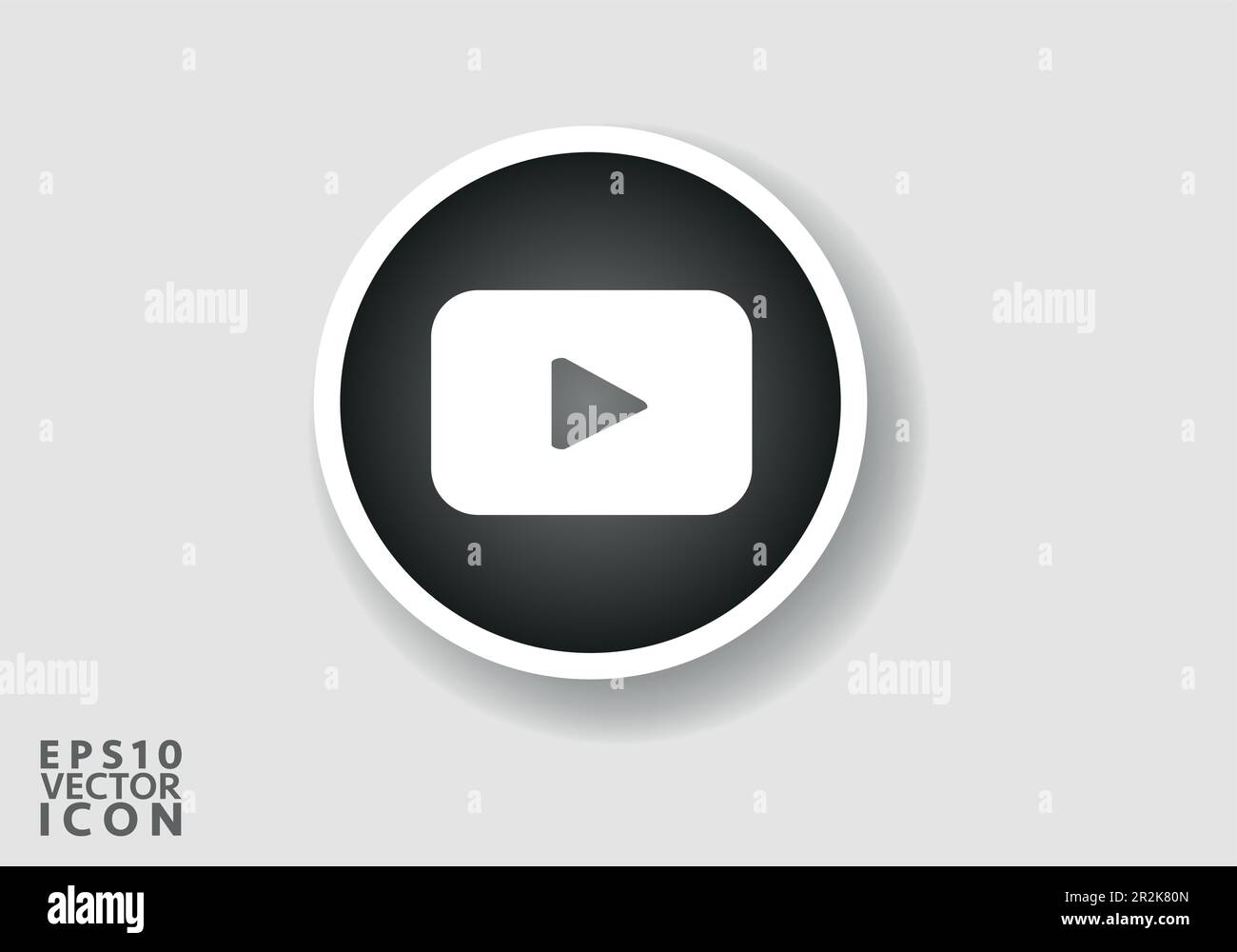 Youtube Logo Vector Zwart