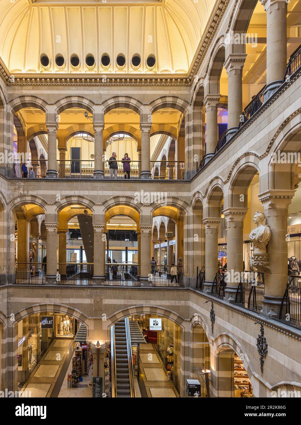 Amsterdam, Magna Plaza, Interior Stock Photo - Alamy