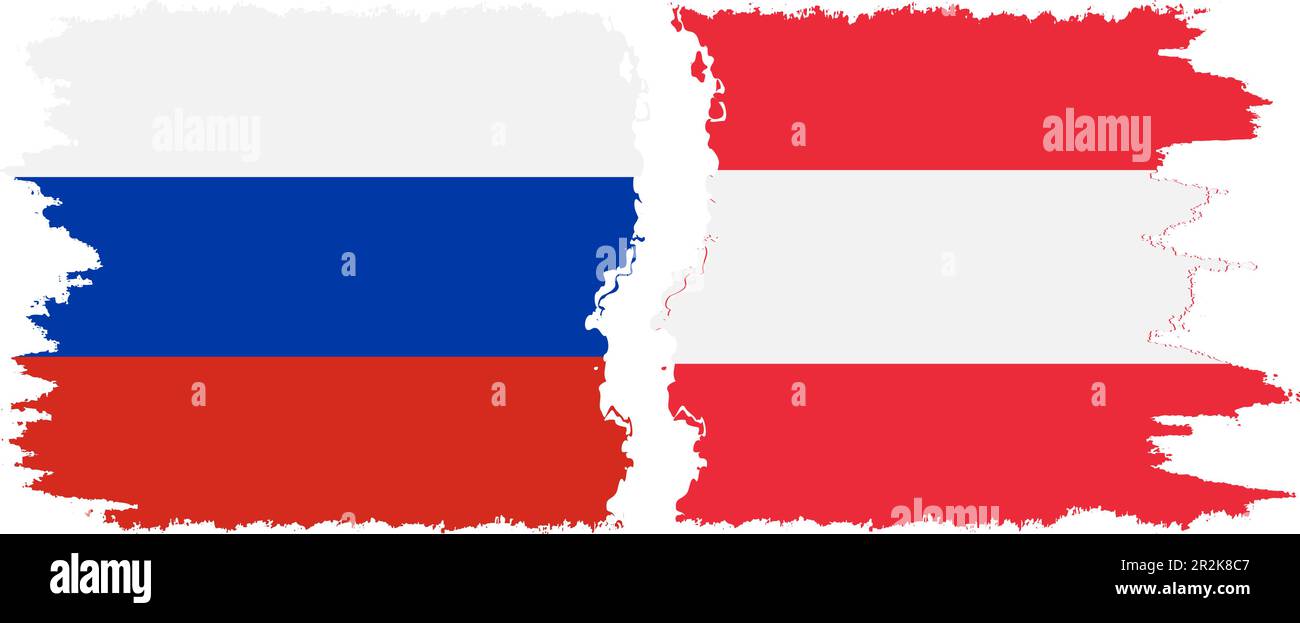 Austrian russian flags hi-res stock photography and images - Alamy