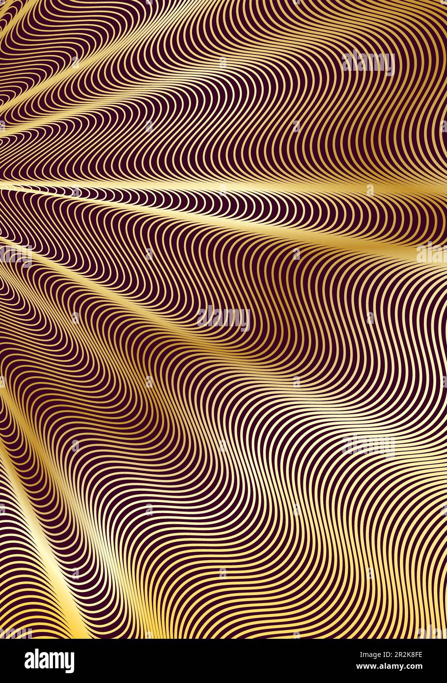 Minimal cover design template. Modern brochure layout. Gold vibrant ...