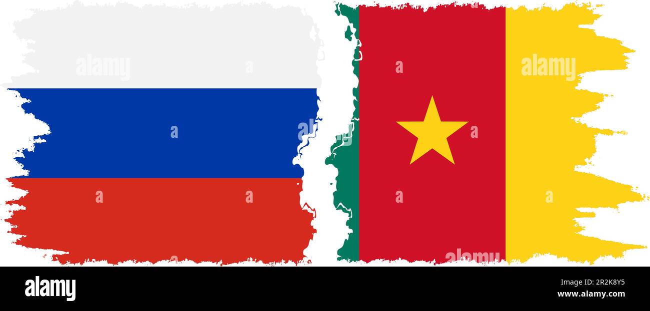 Russia cameroon flag hi-res stock photography and images - Alamy