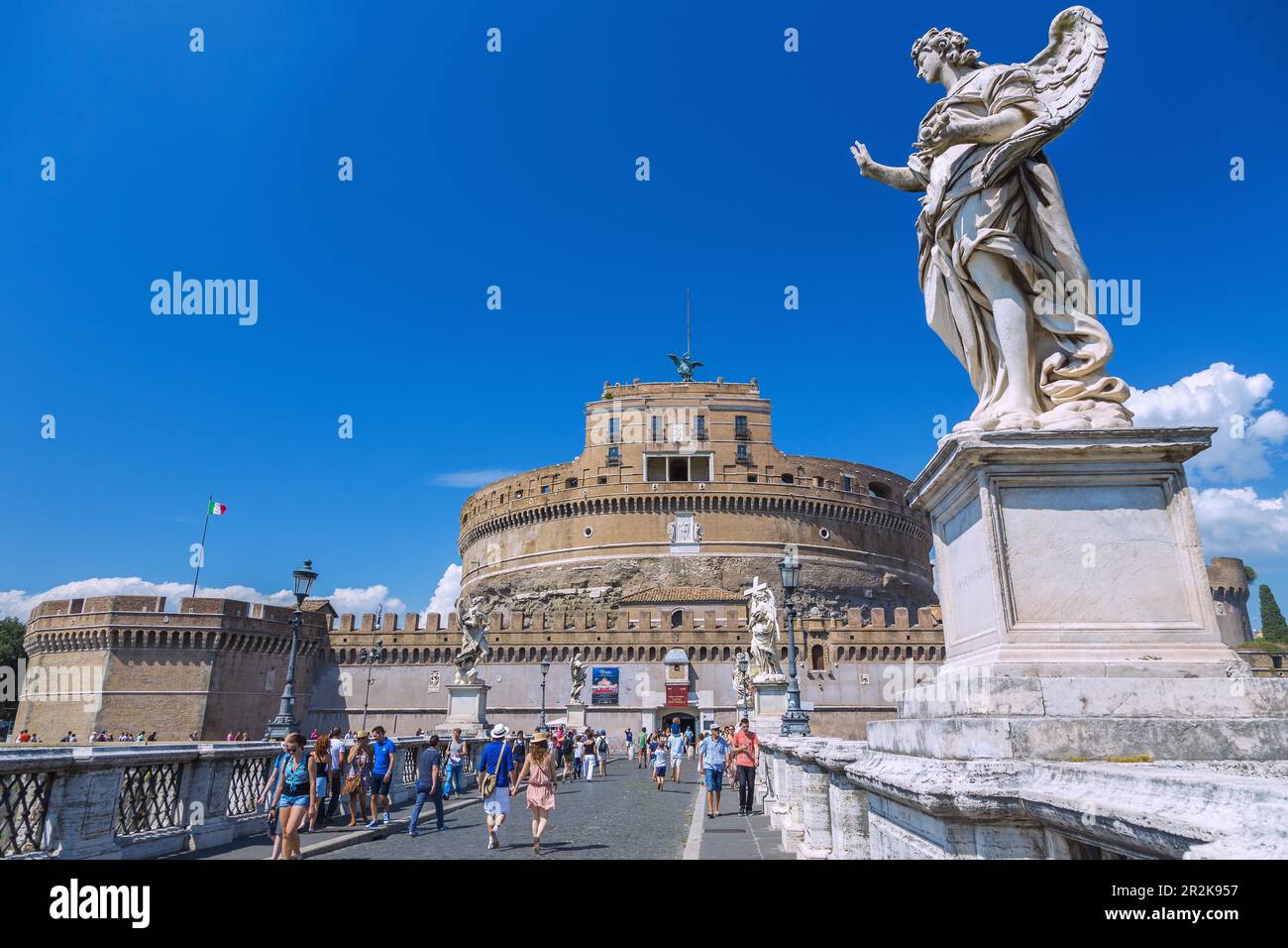 Rome, Castel Sant'Angelo, Castel Sant'Angelo, Ponte Sant'Angelo, Angel ...