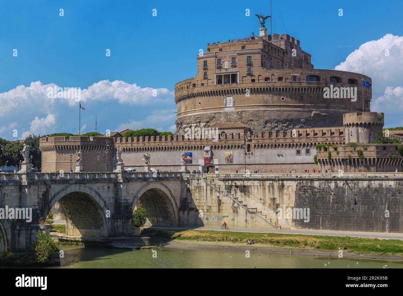 Rome, Castel Sant'Angelo, Castel Sant'Angelo, Ponte Sant'Angelo, Angel ...