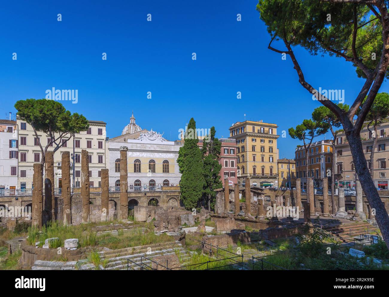 Rome, Area Sacra del Largo Torre Argentina, Temple B and Temple A ...