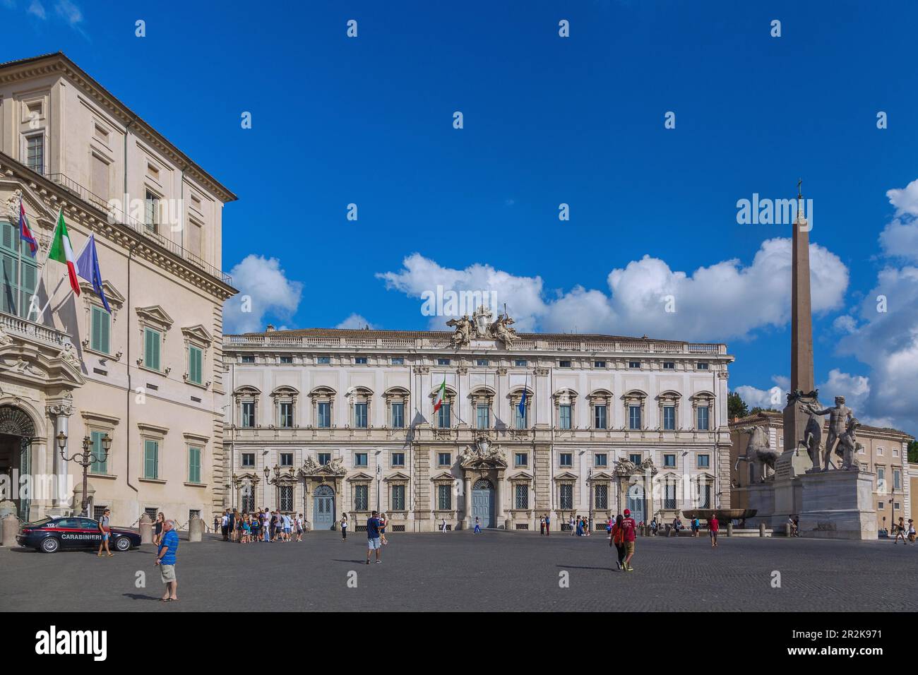 Rome, Piazza del Quirinale, Palazzo del Quirinale Stock Photo - Alamy