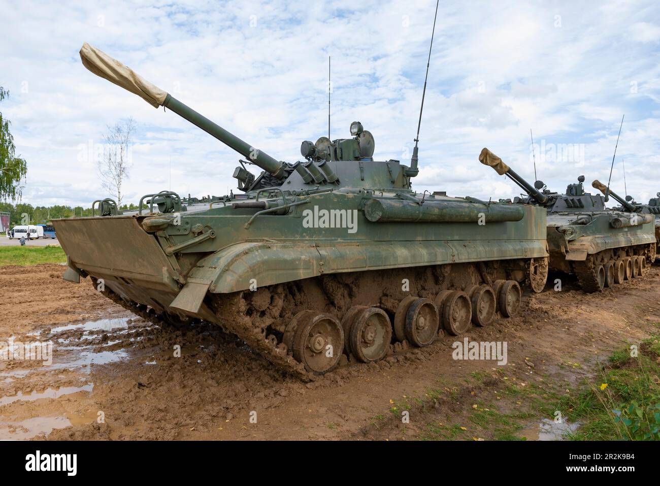 MOSCOW REGION, RUSSIA - AUGUST 27, 2020: Russian infantry fighting ...