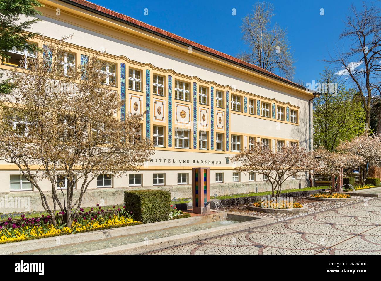 Spa and bathhouse in Bad Reichenhall, Berchtesgadener Land, Upper ...