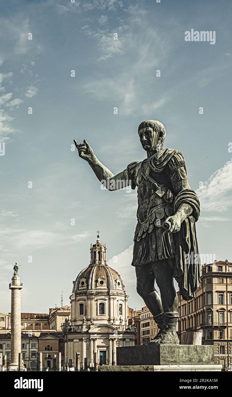 Statue of emperor Nerva Marcus Cocceius Nerva was a Roman emperor from ...