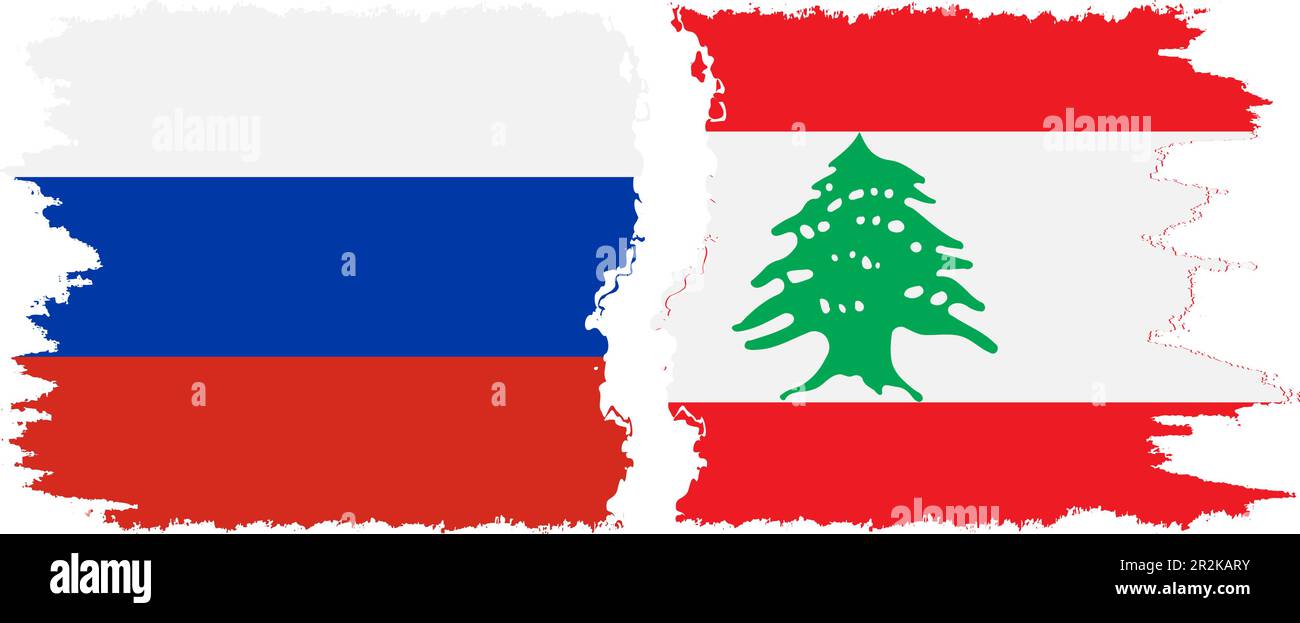 Russia lebanon flag Stock Vector Images - Alamy