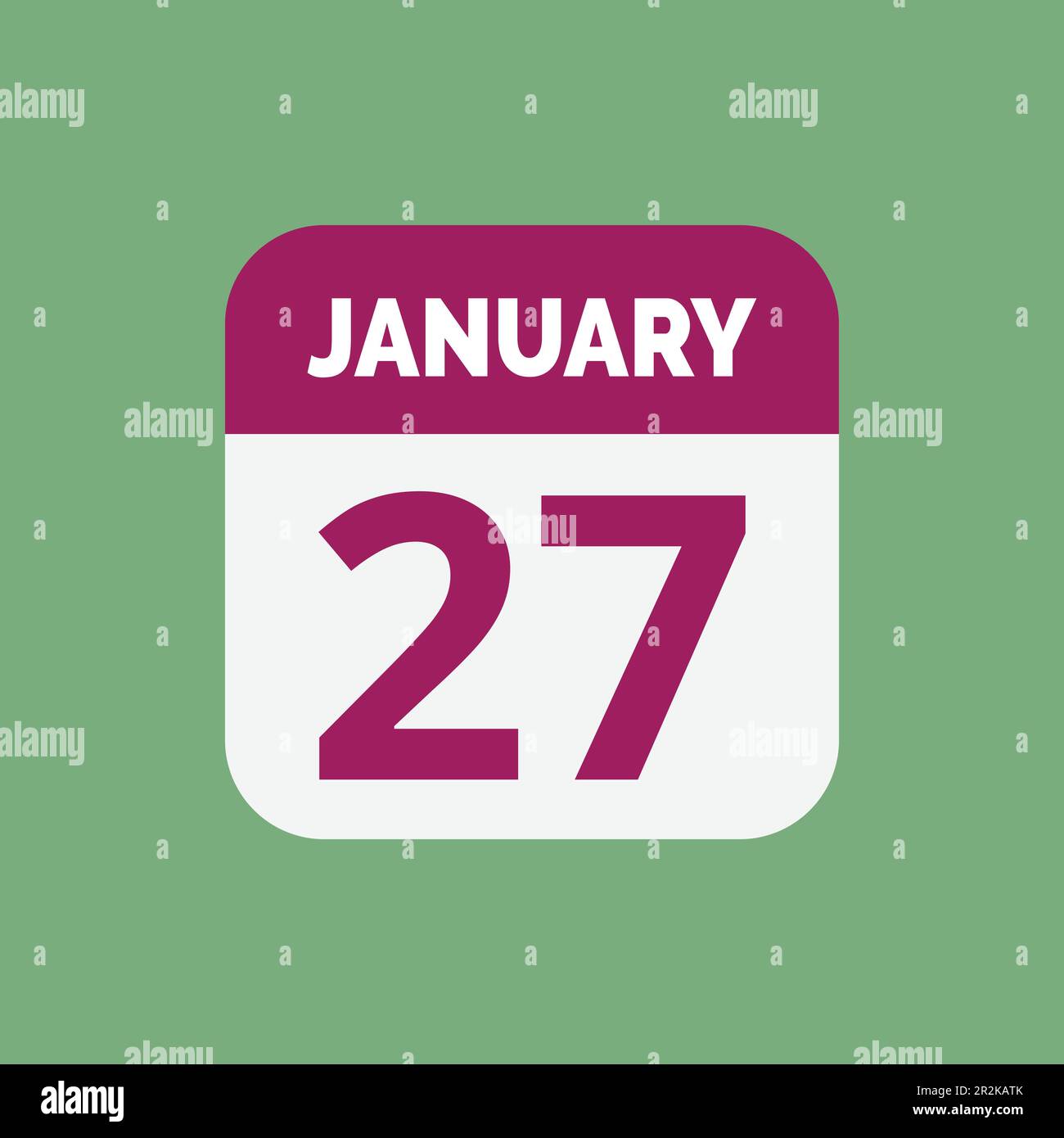 January 27 Stock Vector Images - Alamy