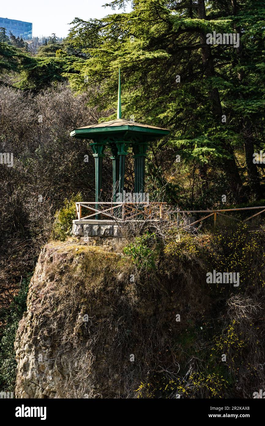 Spring in Tbilisi botanical garden, capital city of Georgia Stock Photo ...