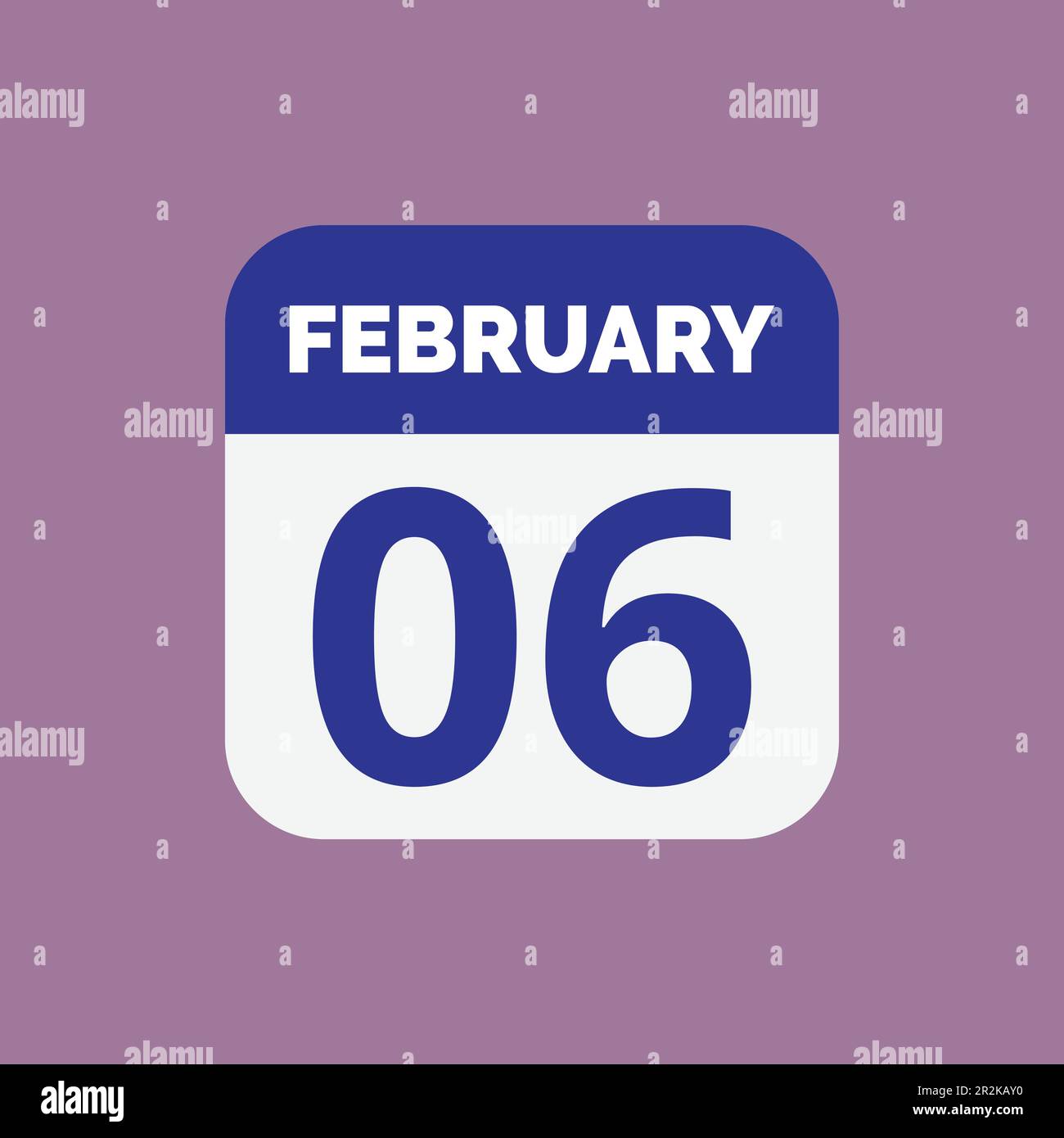 6 february Stock Vector Images - Alamy