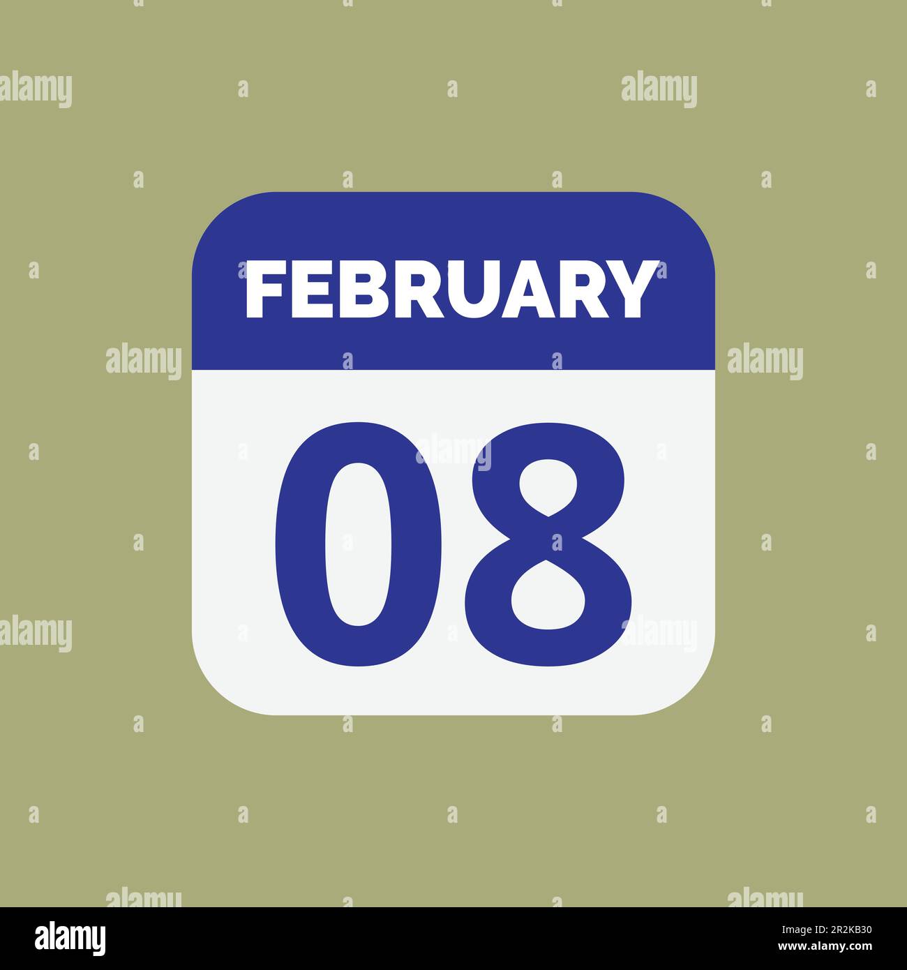 8 february Stock Vector Images - Alamy
