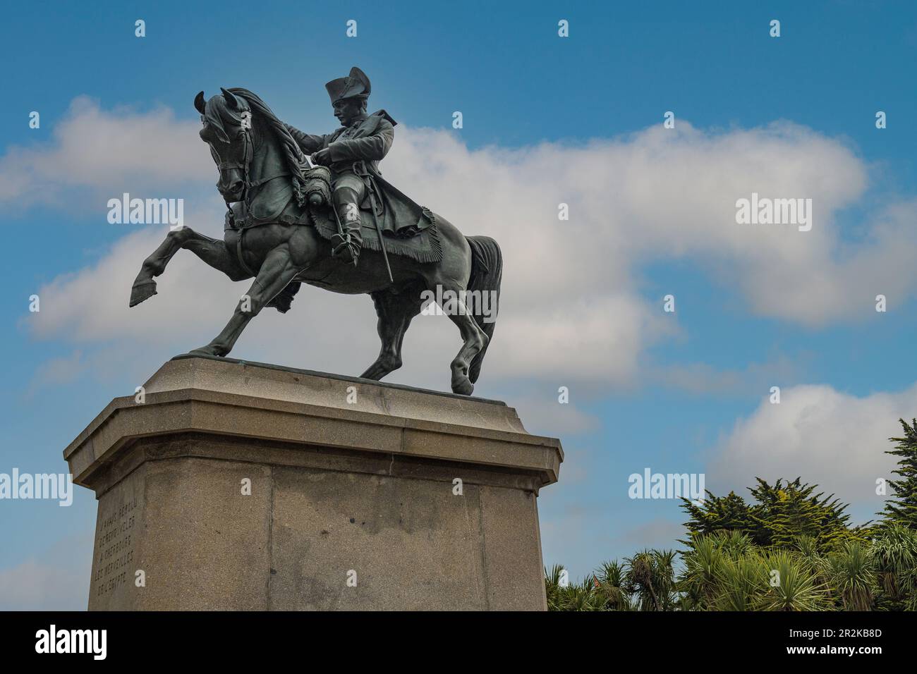 Monument of Napoleon in Cherbourg, Normandy, France Stock Photo - Alamy