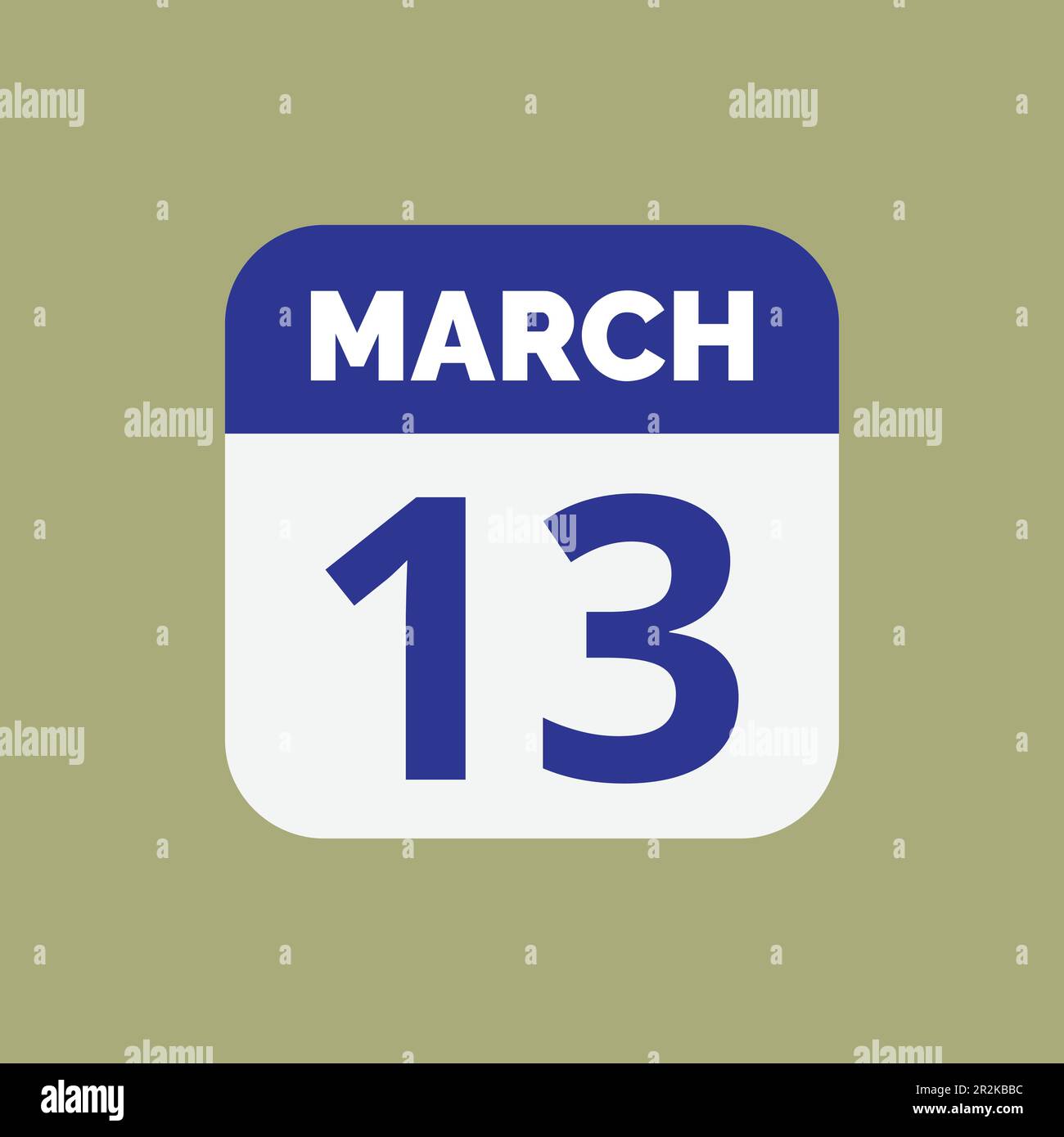 13 march icon hi-res stock photography and images - Alamy