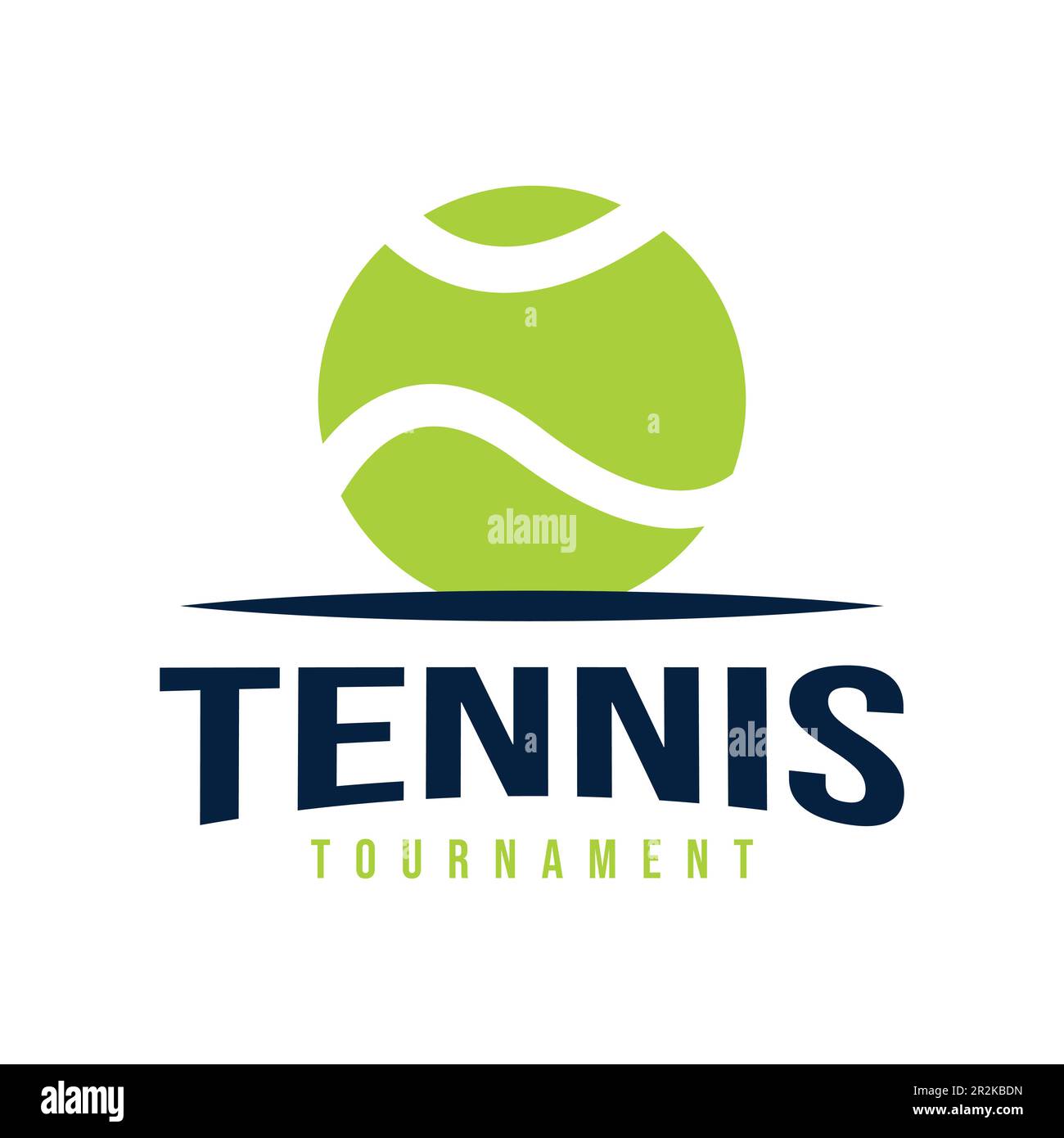 Tennis ball illustration, ball icon. Logo design design for sport in ...