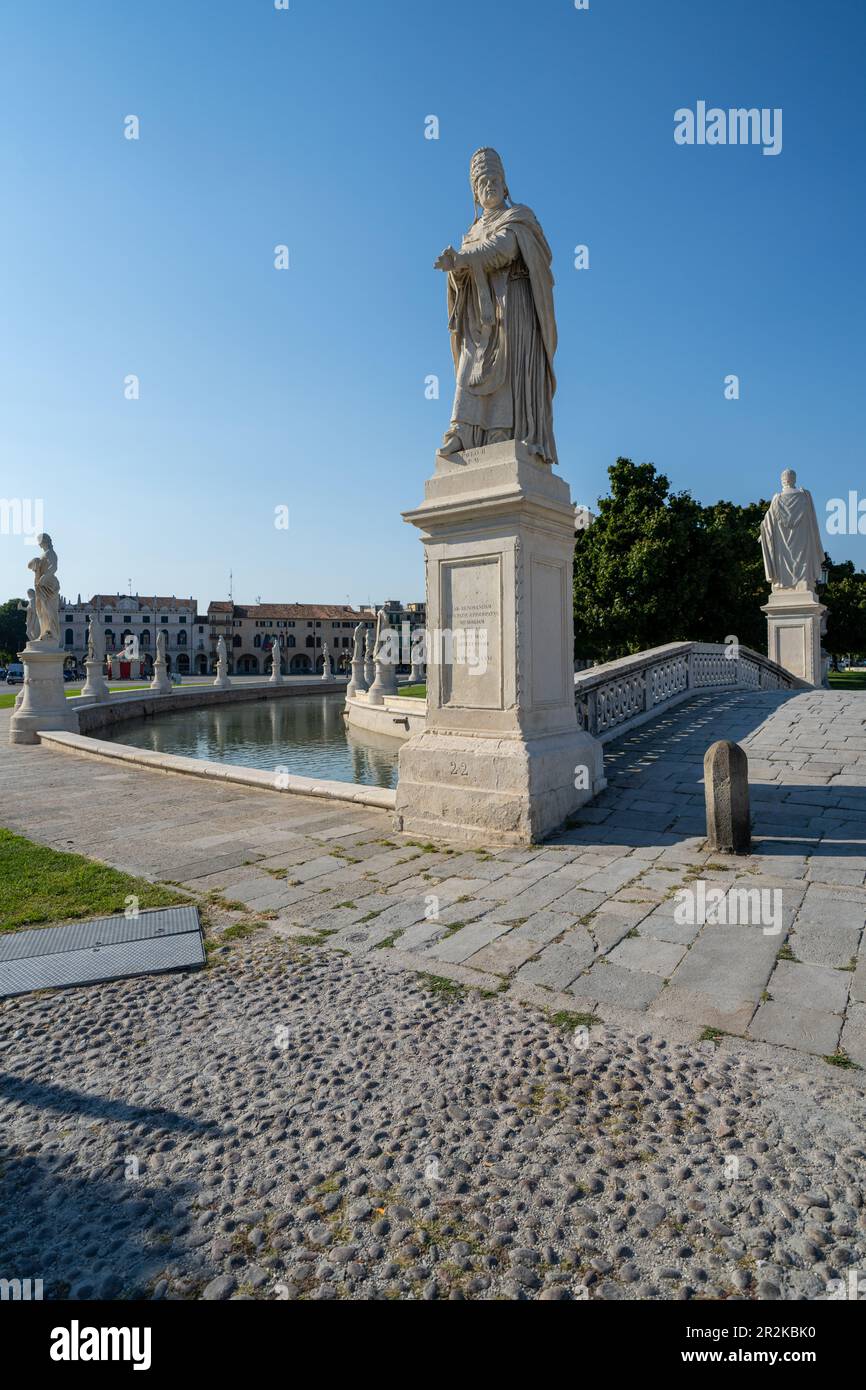 Statue of Pope Pius VI at Prato della Valle in Padua, Italy Stock Photo ...