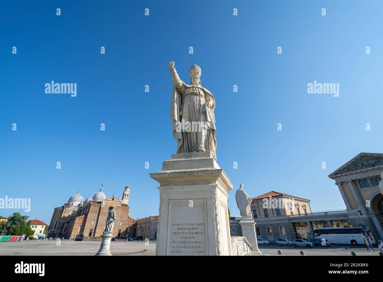 Statue of Pope Clemente at Prato della Valle in Padua, Italy Stock ...