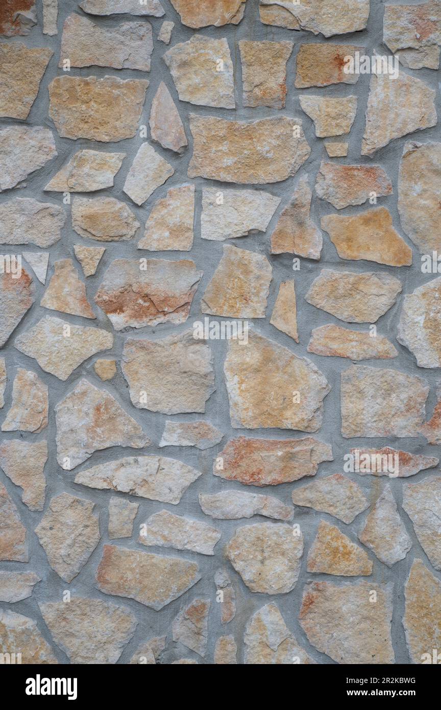 texture of an exterior stone wall of a residence Stock Photo - Alamy