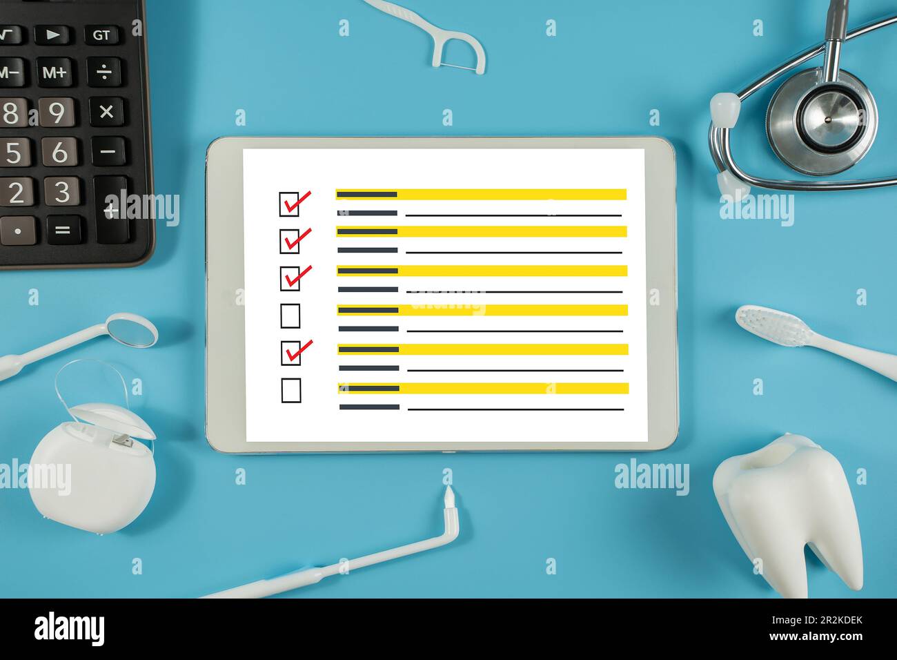 dental tooth health Check into a dental clinic. Healthcare equipment ...