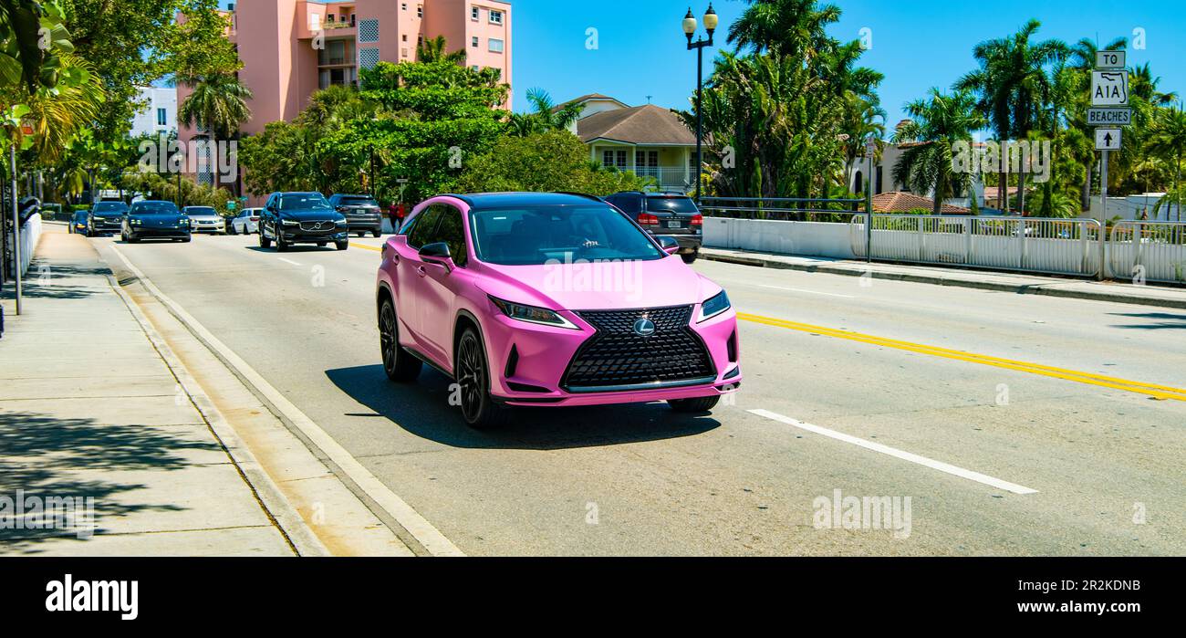 Miami, Florida USA - March 25, 2023: Lexus RX Sport utility vehicle ...