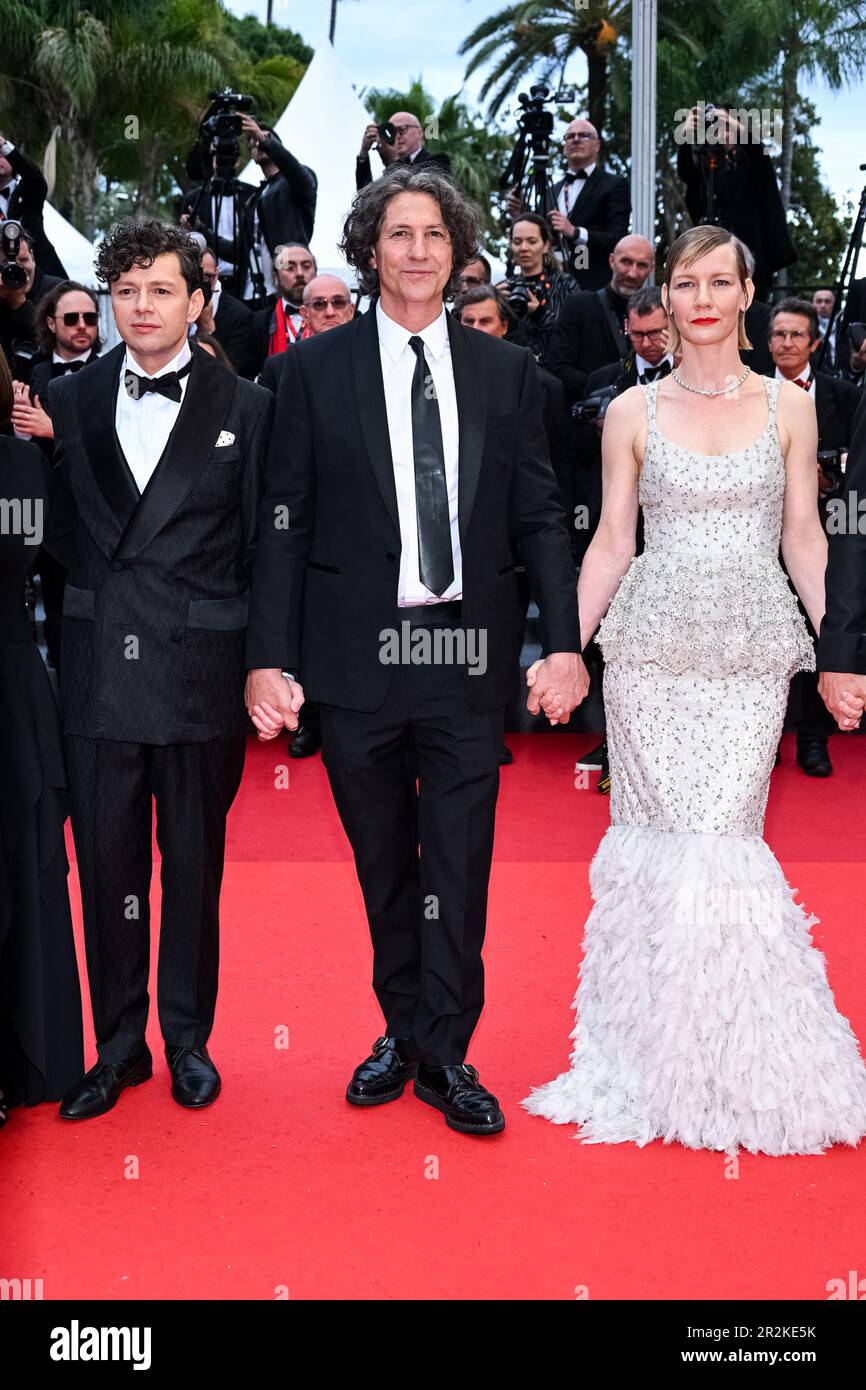 Christian Friedel, Jonathan Glazer, Sandra Huller 76th Cannes Film ...