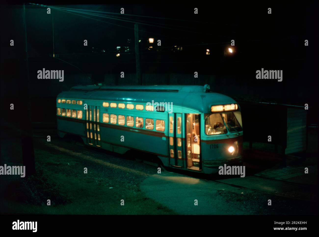 Port Authority Transit PCC tramway Stock Photo - Alamy