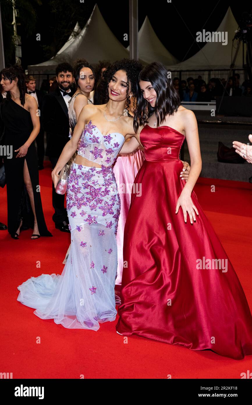Cannes, France. 20th May, 2023. Ichraq Matar , Tayssir Chikhaoui 76th ...