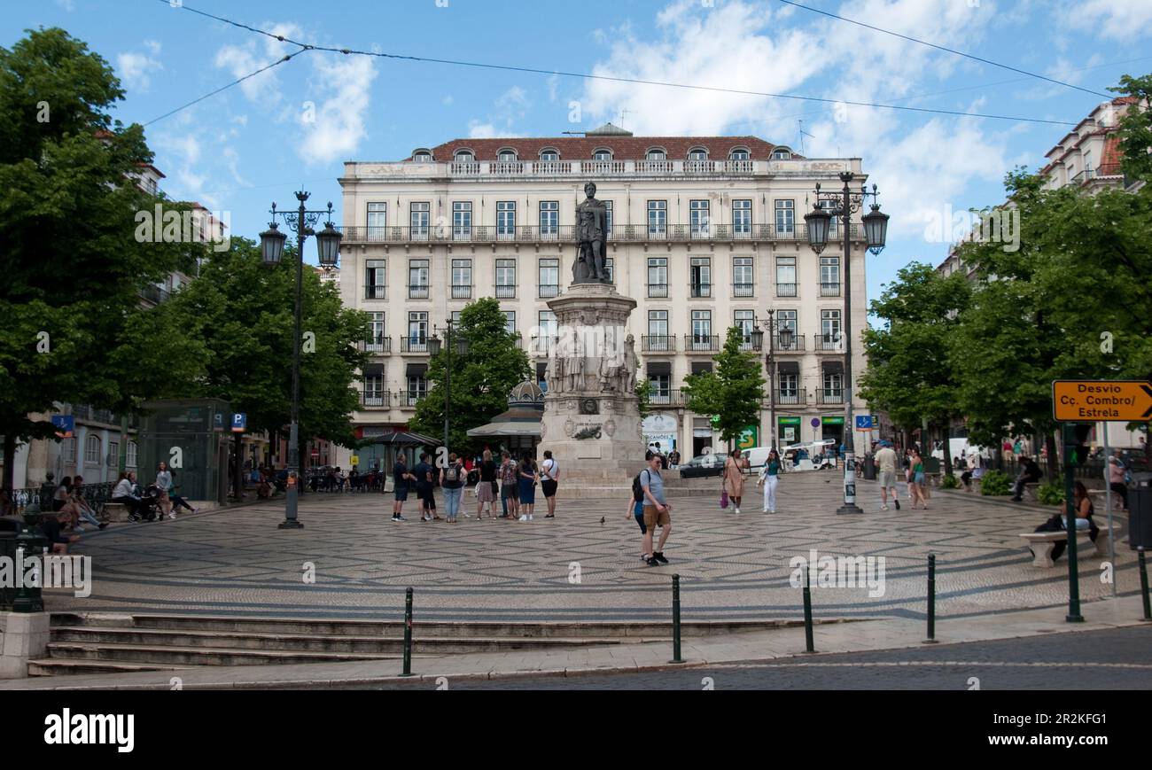 Statue of luiz de camoes hi-res stock photography and images - Alamy