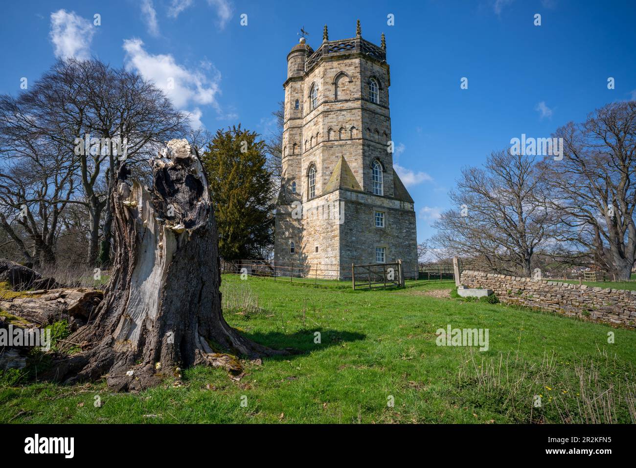 Culloden Tower in Richmond, North Yorkshire Stock Photo - Alamy