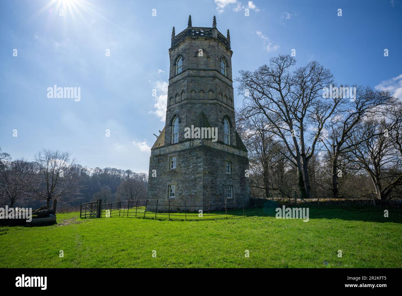 Culloden Tower in Richmond, North Yorkshire Stock Photo - Alamy