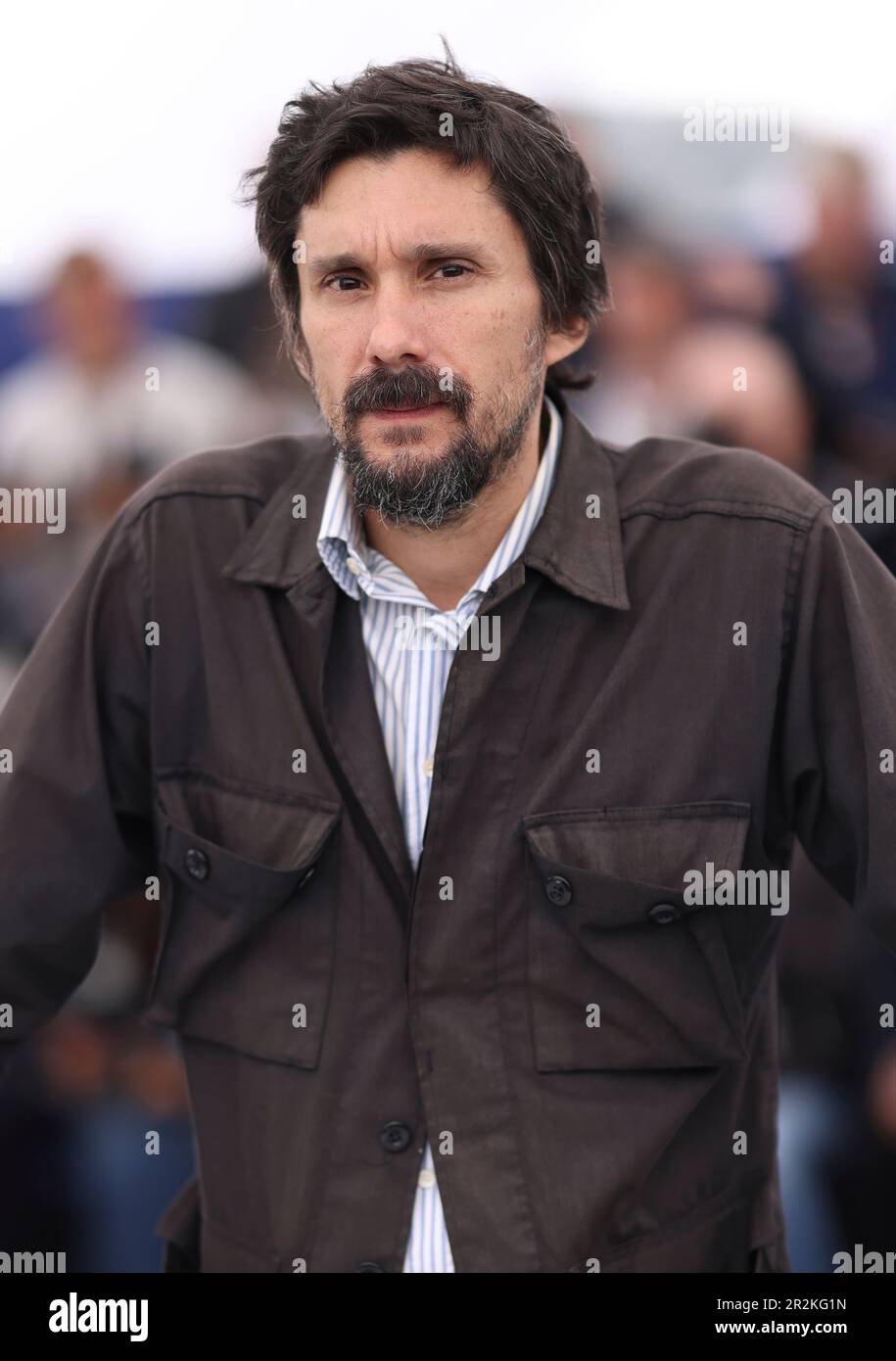 Director Lisandro Alonso poses for photographers at the photo call for the film 'Eureka' at the ...