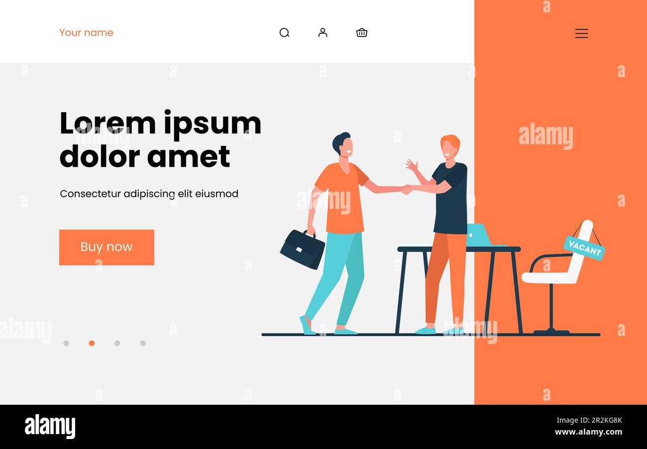 Employer applicant Stock Vector Images - Alamy