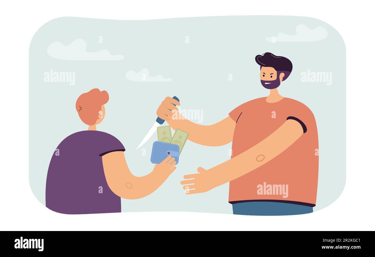 Angry robber Stock Vector Images - Alamy