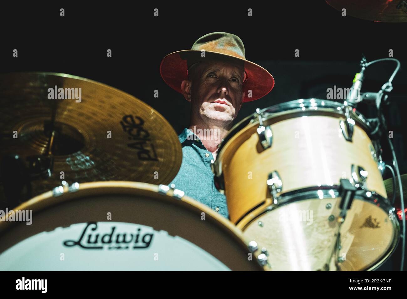 TURIN, ITALY: Matt Lynott, drummer of The White Buffalo (stage name of ...