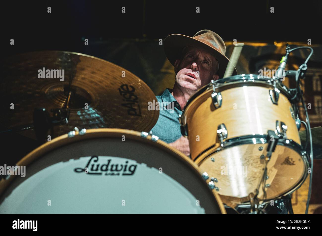 TURIN, ITALY: Matt Lynott, drummer of The White Buffalo (stage name of ...