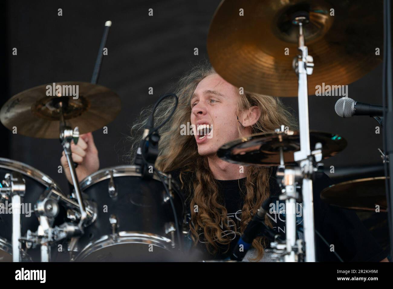 Castor Hetfield of Bastardane performs at the Welcome To Rockville ...
