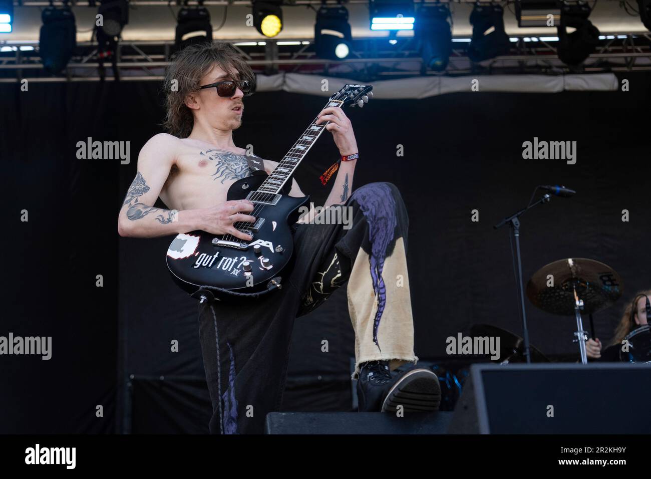 Ethan Sirotzki of Bastardane performs at the Welcome To Rockville Music ...