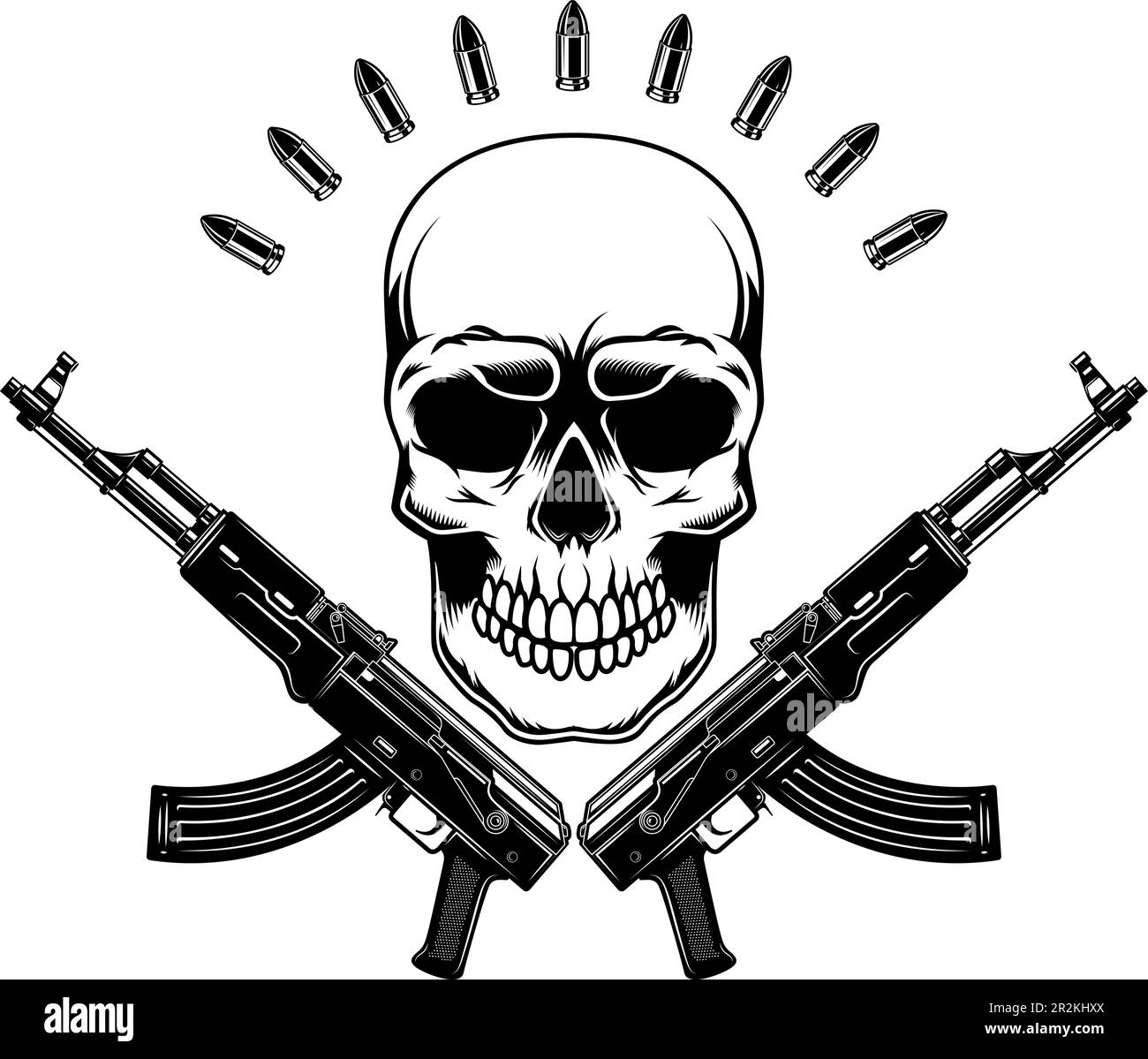 Crossed rifles badge hi-res stock photography and images - Alamy