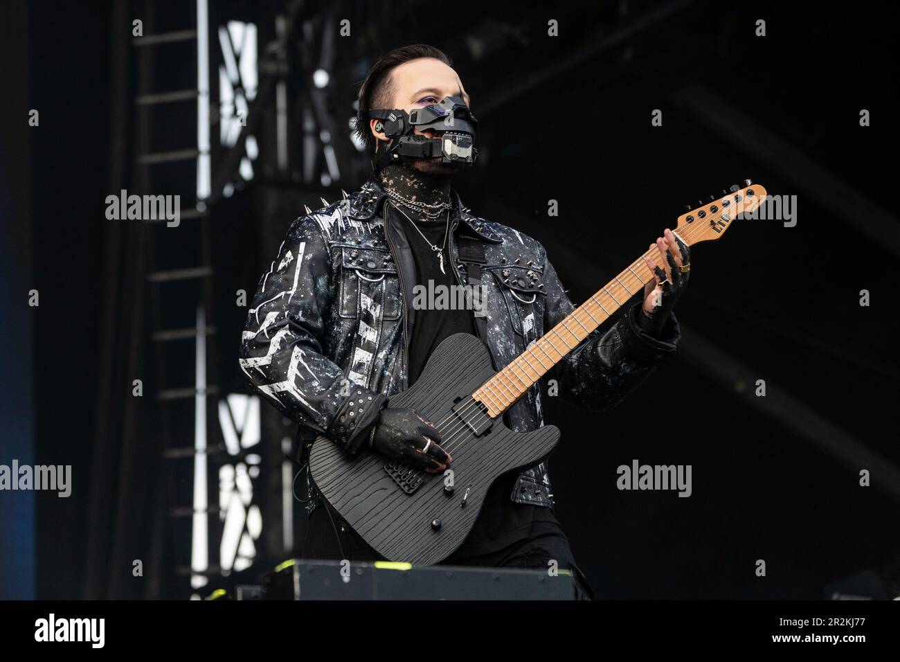 Ryan Sitkowski of Motionless in White performs at the Welcome To ...