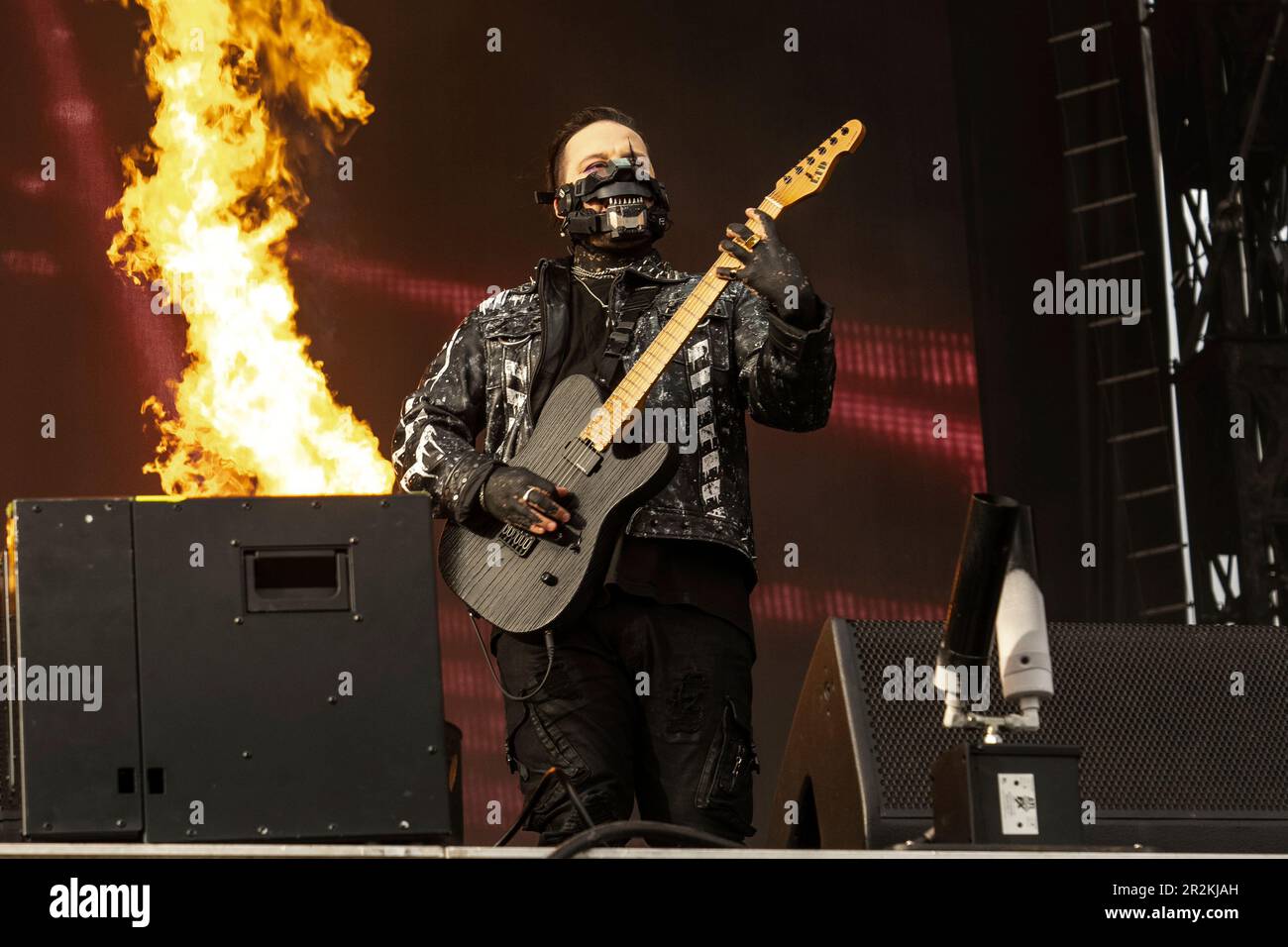 Ryan Sitkowski of Motionless in White performs at the Welcome To ...