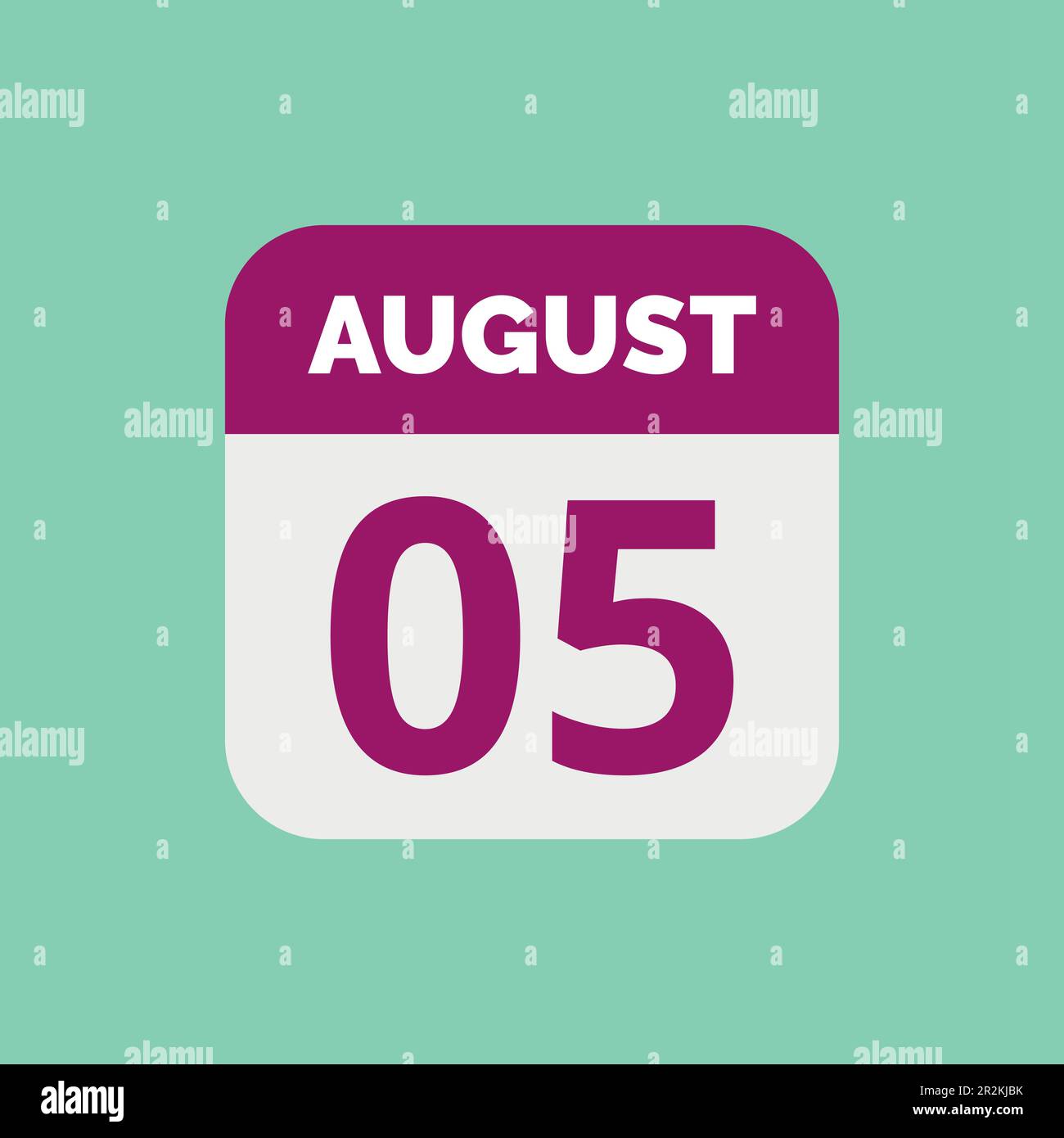 August 5 Stock Vector Images - Alamy